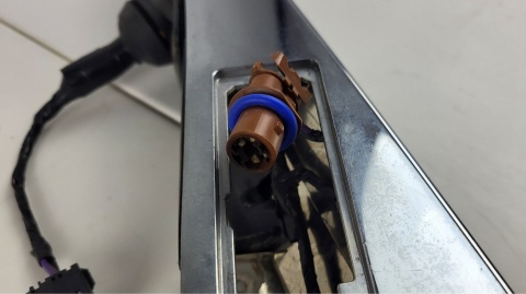 Chromowana listwa podświetlenia tablicy + instalacja + klamka bagażnika ...